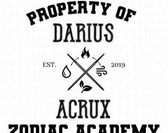 Zodiac Academy Darius Acrux Inspired Necklace - Etsy
