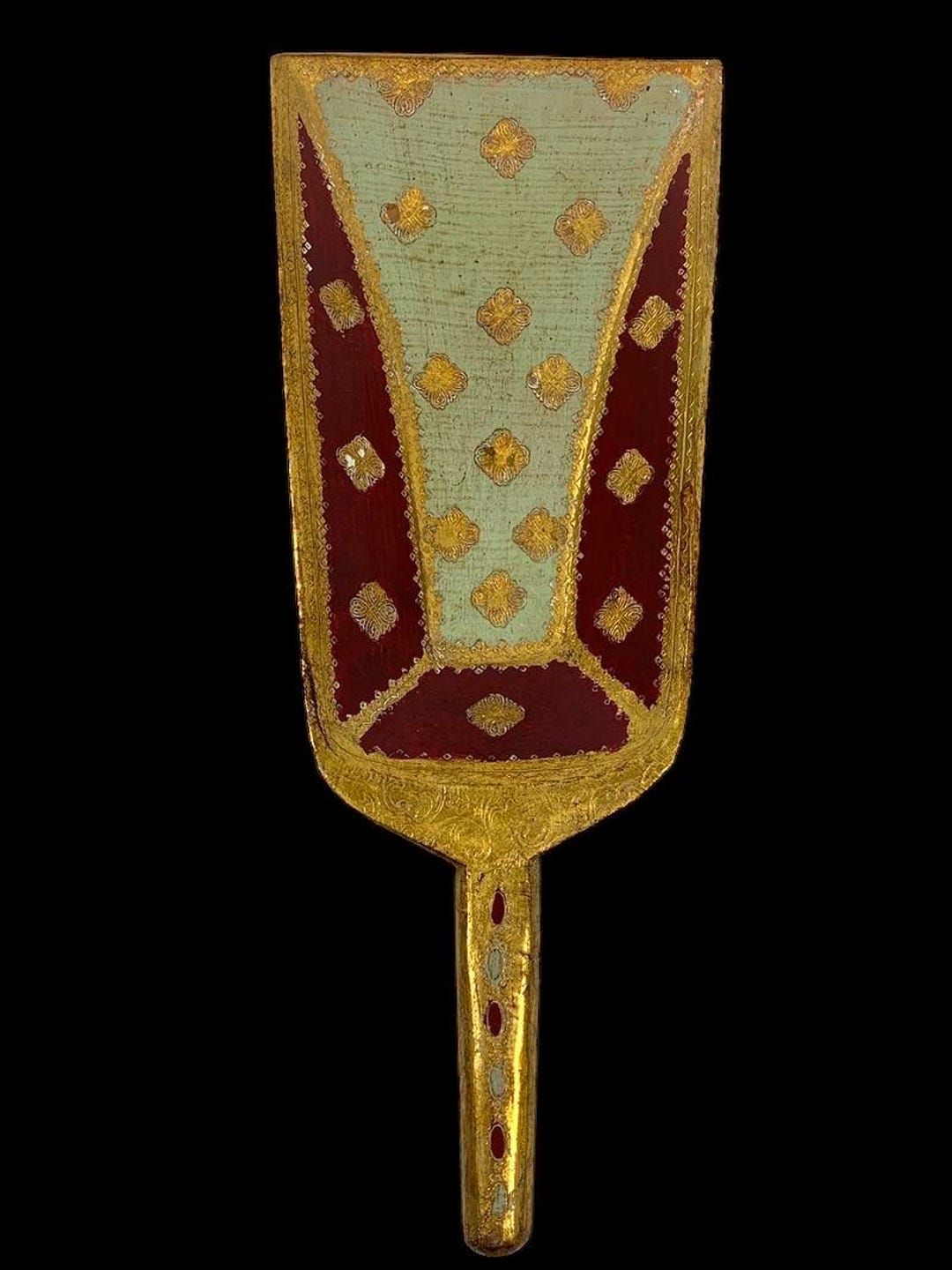 Very Large Beautiful Decorative Italian Florentine Decorative Scoop ...