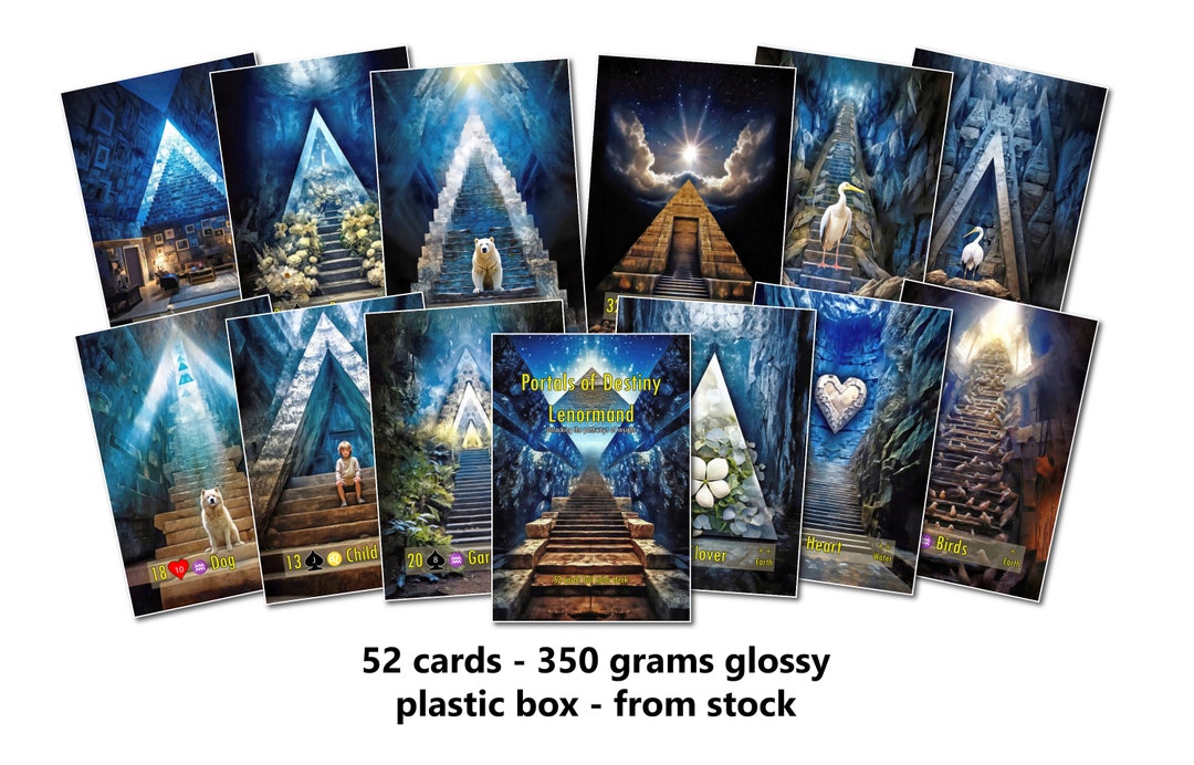 Portals of Destiny Lenormand - 350 Grams Glossy - Etsy