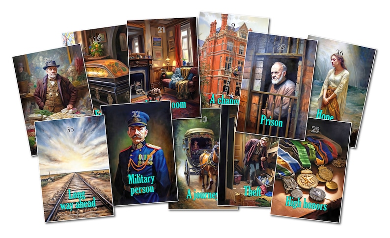 Vintage Kipper Deck 2 English Version - Etsy