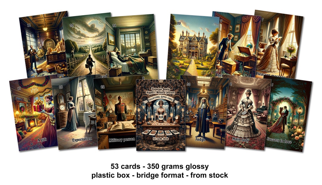 Victorian Oracle - Kipper's Mystical Journey - 350 Grams Glossy ...