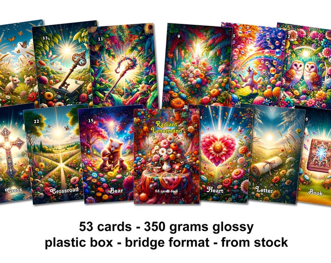 Radiant Lenormand - 350 Grams Glossy - Etsy