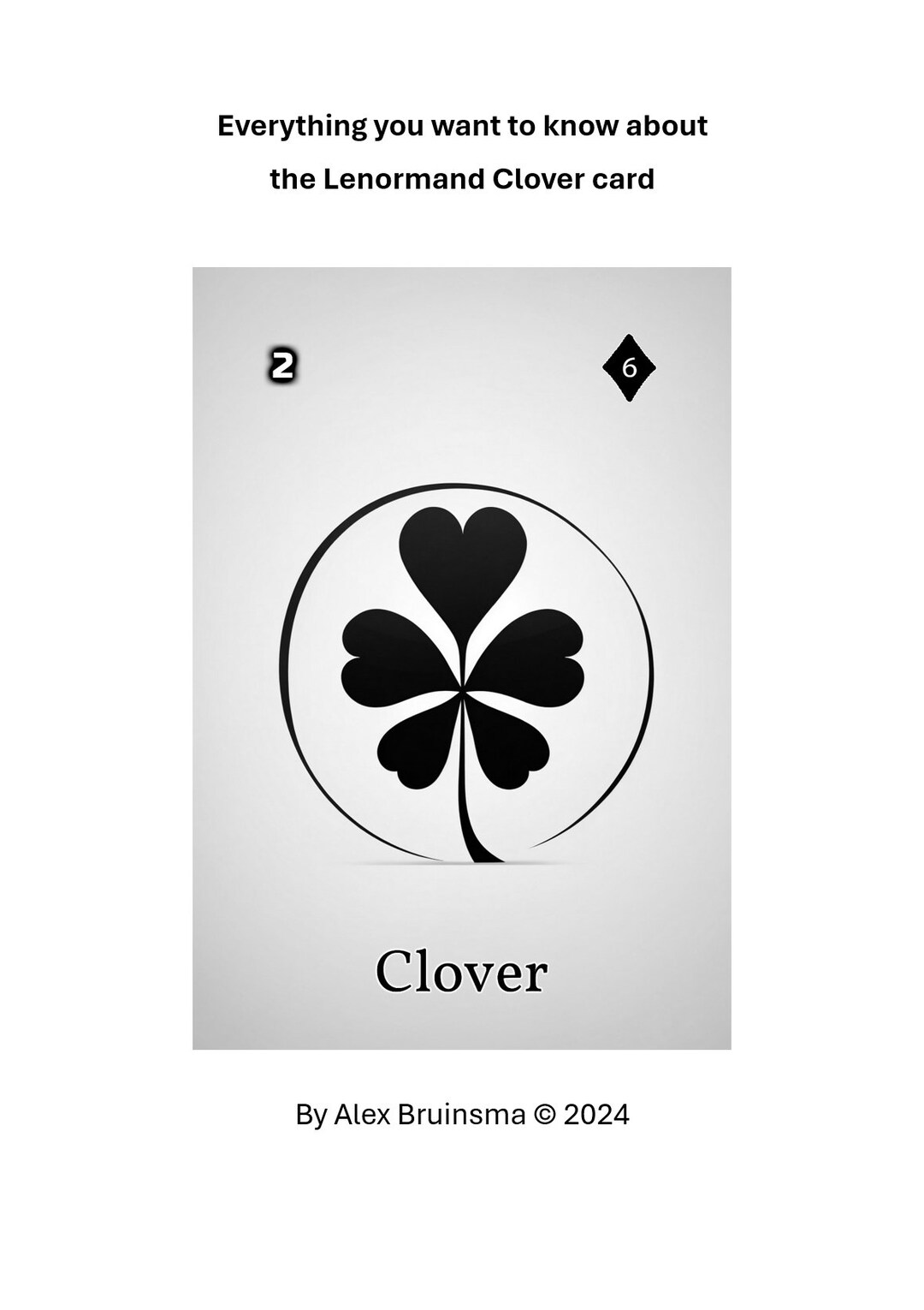 Everything You Want to Know About the Lenormand Clover Card - Etsy