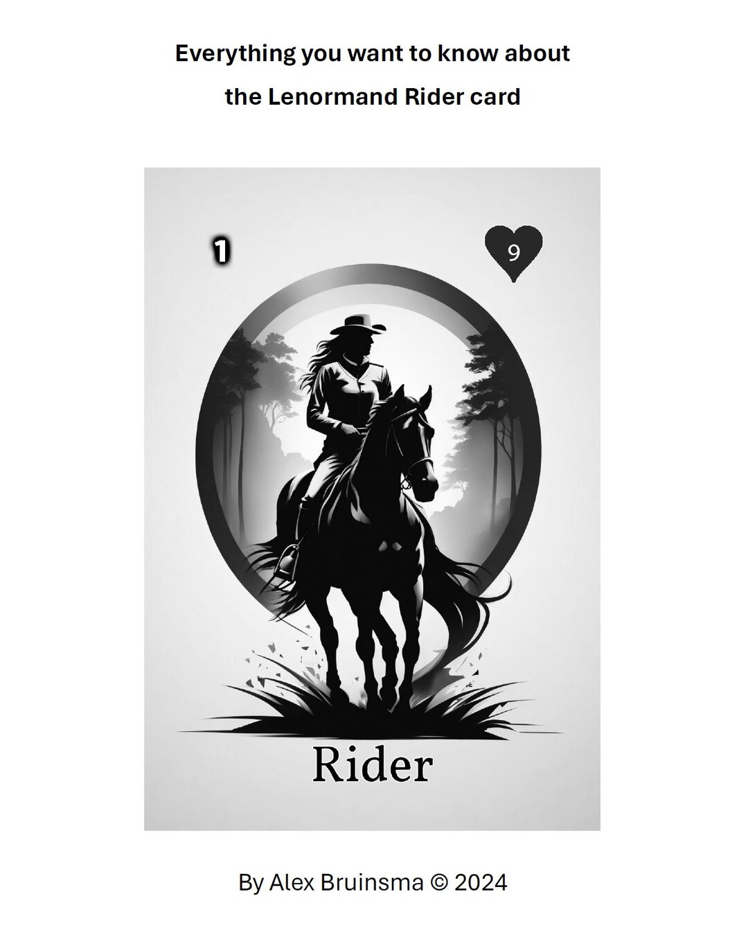 Everything You Want to Know About the Lenormand Rider Card - Etsy