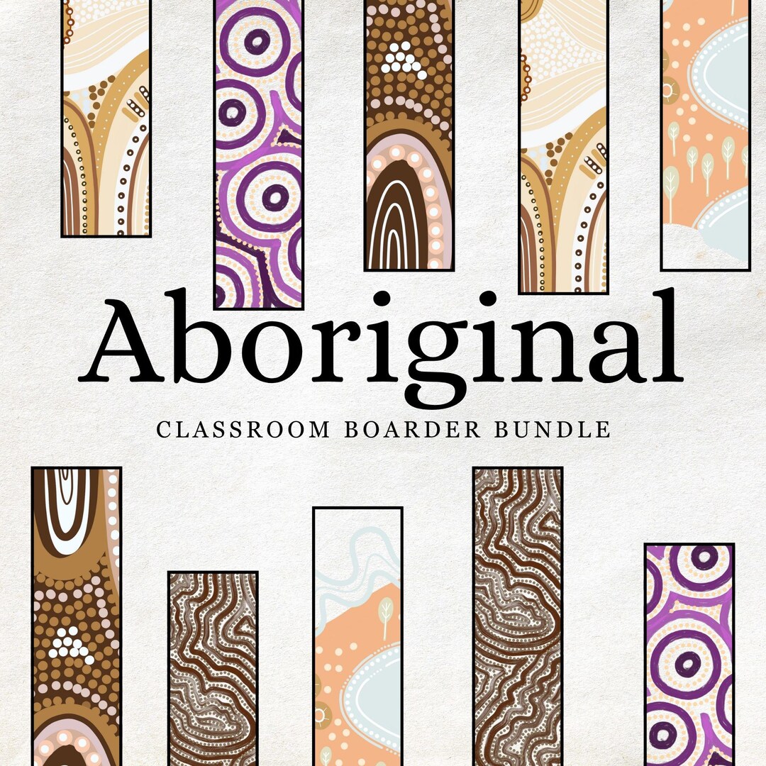 Aboriginal Print Classroom Board Bundle, Classroom Decor, Printable ...