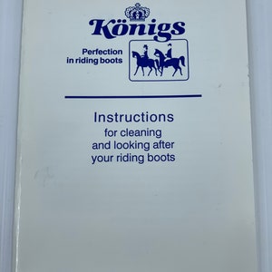Konigs Riding Boots German Made Riding Boots Equestrian Boots - Etsy