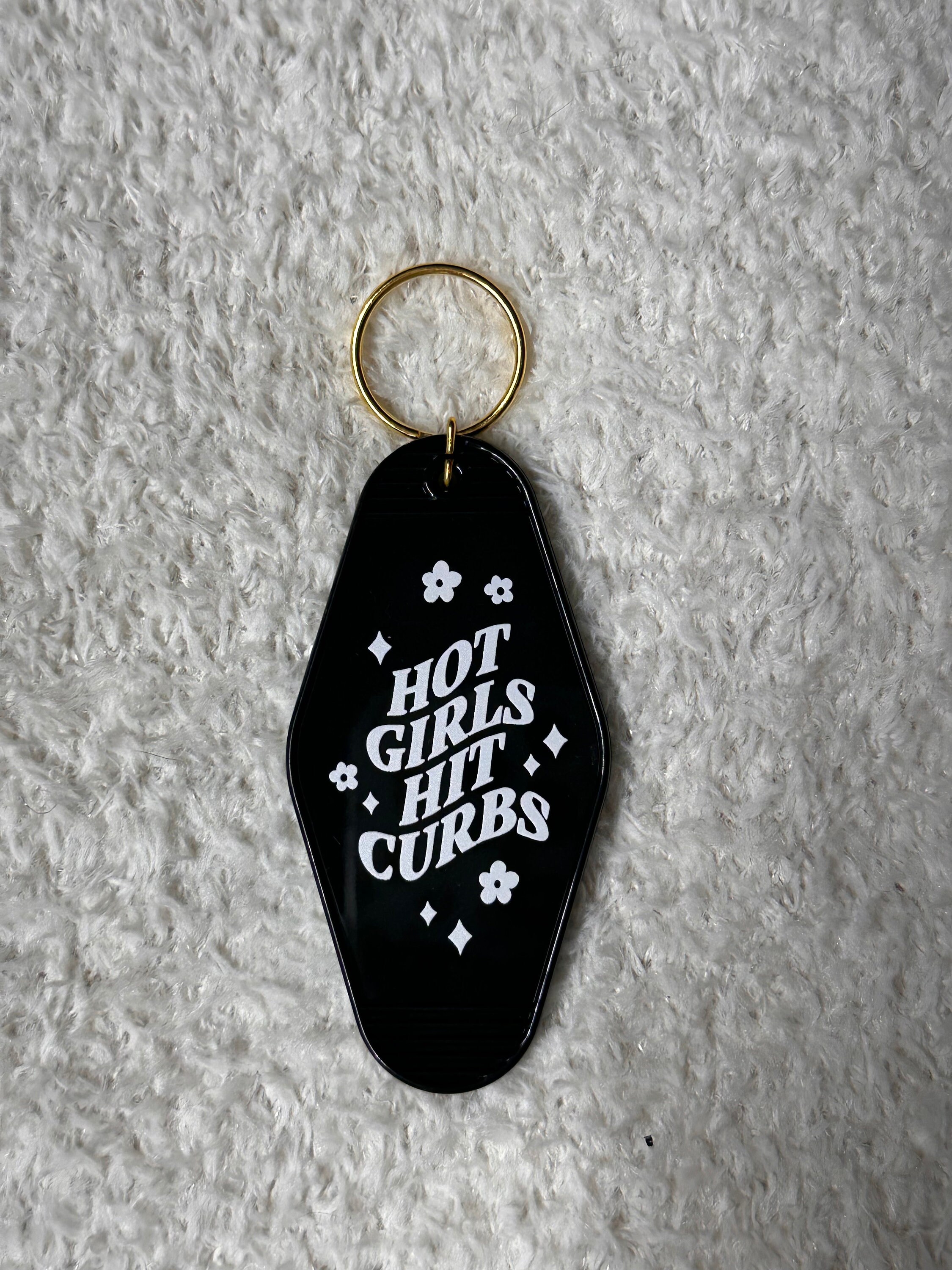 Hot Girls Hit Curbs, Cute Keychains, Gifts for Her, Gifts for Friend ...