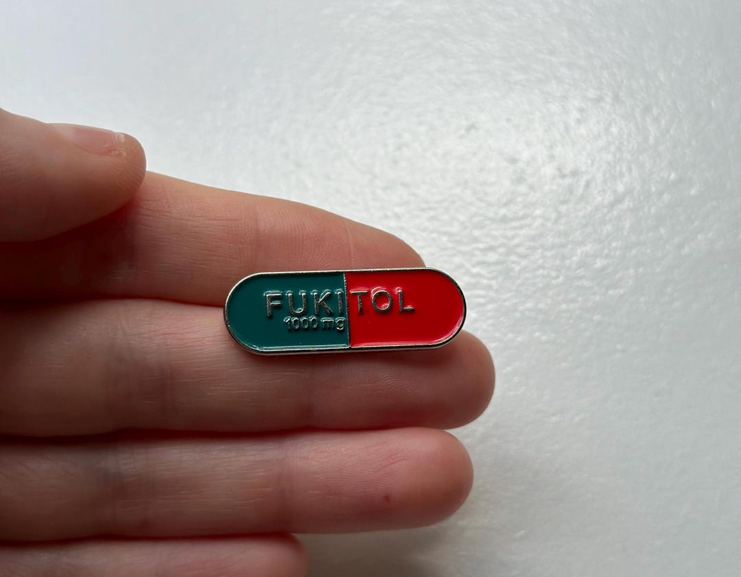 Anesthesiology Enamel Pin, Fukitol Pin, Medical Jewelry, Gift for ...