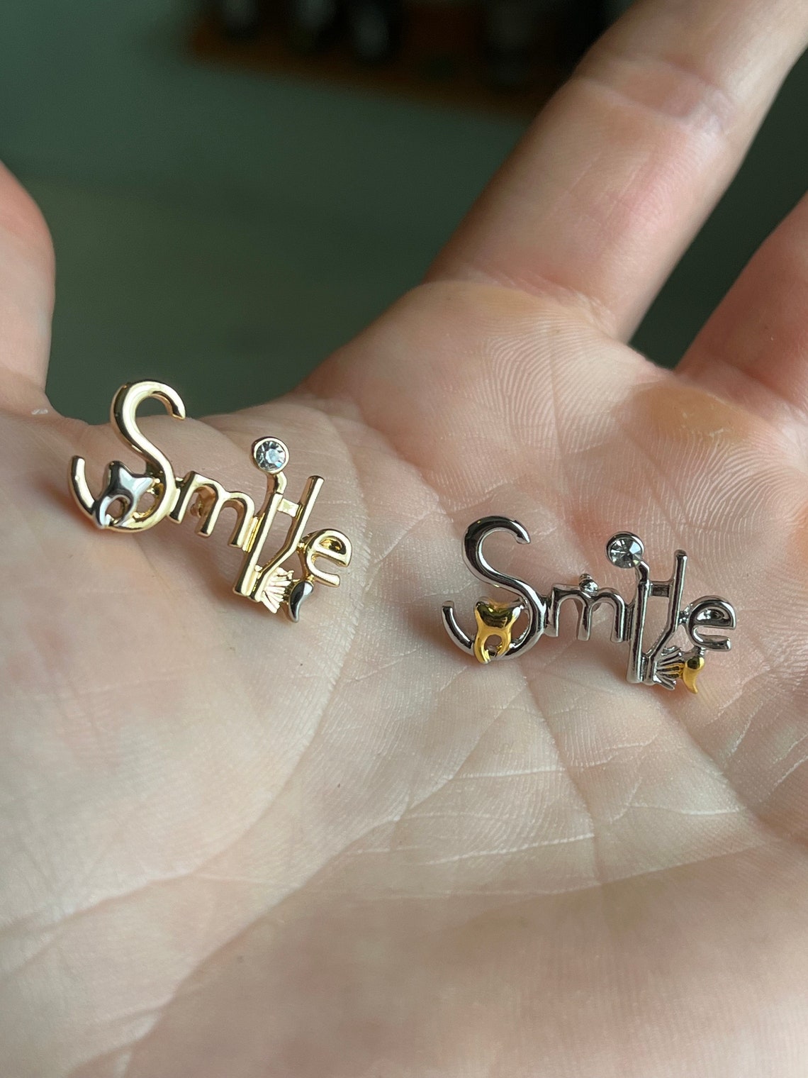 Smile Dental Tooth Enamel Pin, Dentist Jewelry, Gift for Dental Student ...