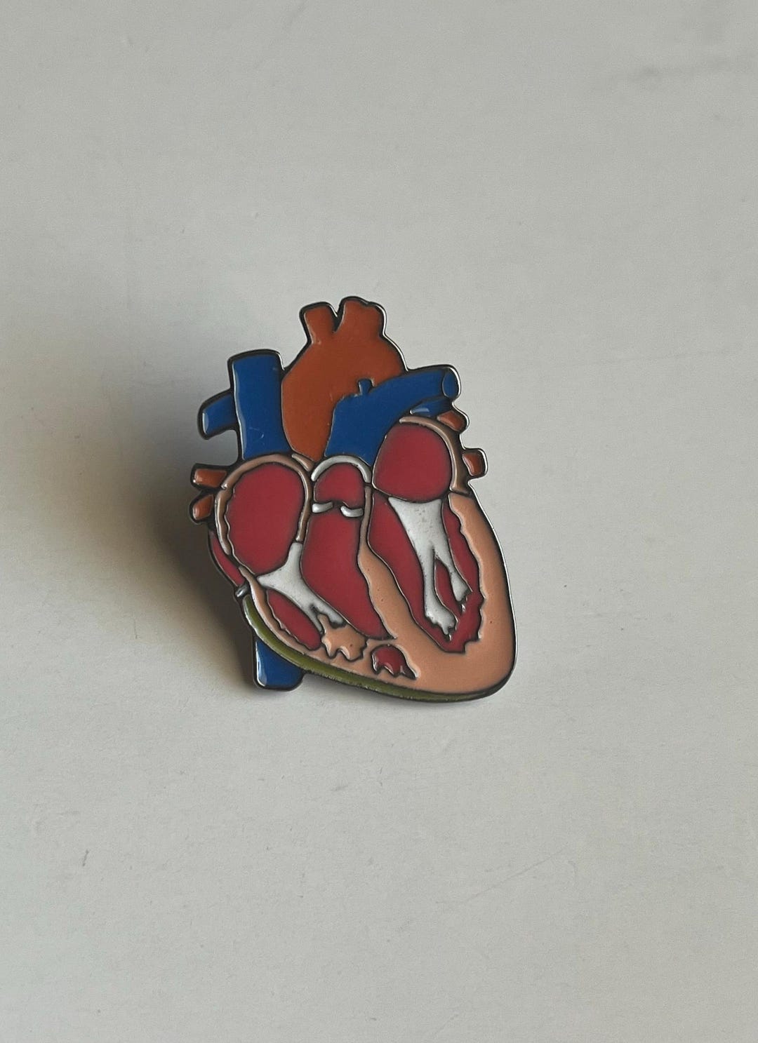 Unique Anatomical Heart Enamel Pin for Healthcare Workers - Perfect ...