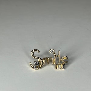 Smile Dental Tooth Enamel Pin, Dentist Jewelry, Gift for Dental Student ...