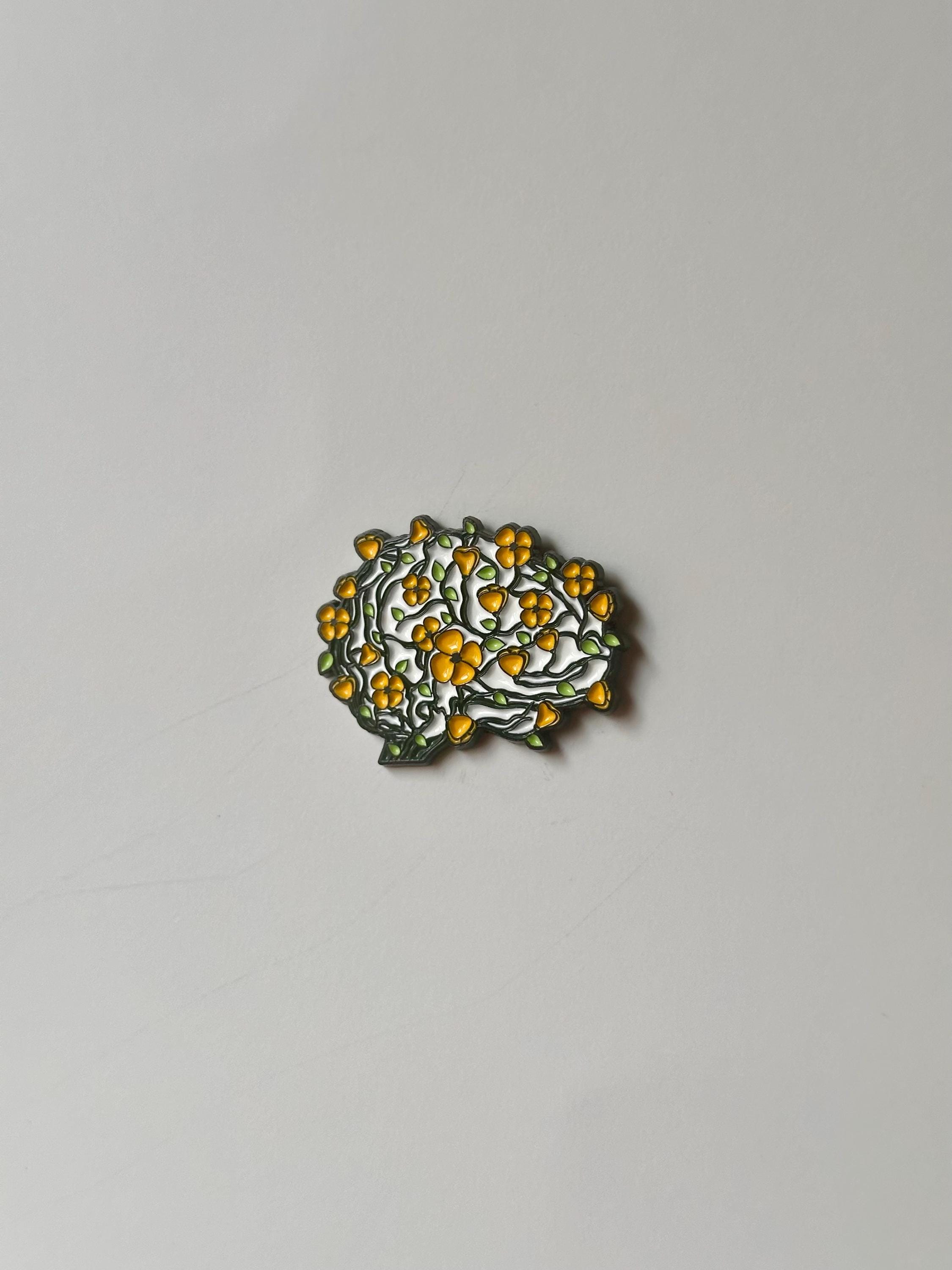 Anatomical Brain Neuro Pin: Stainless Steel Medical Lapel Pin - Etsy