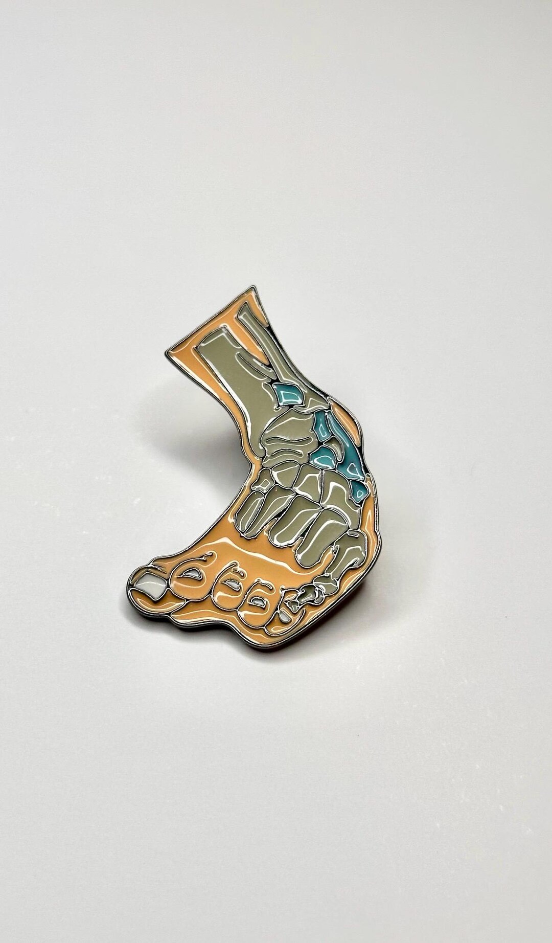 Foot and Ankle Anatomy Pin, Podiatry Gift - Etsy