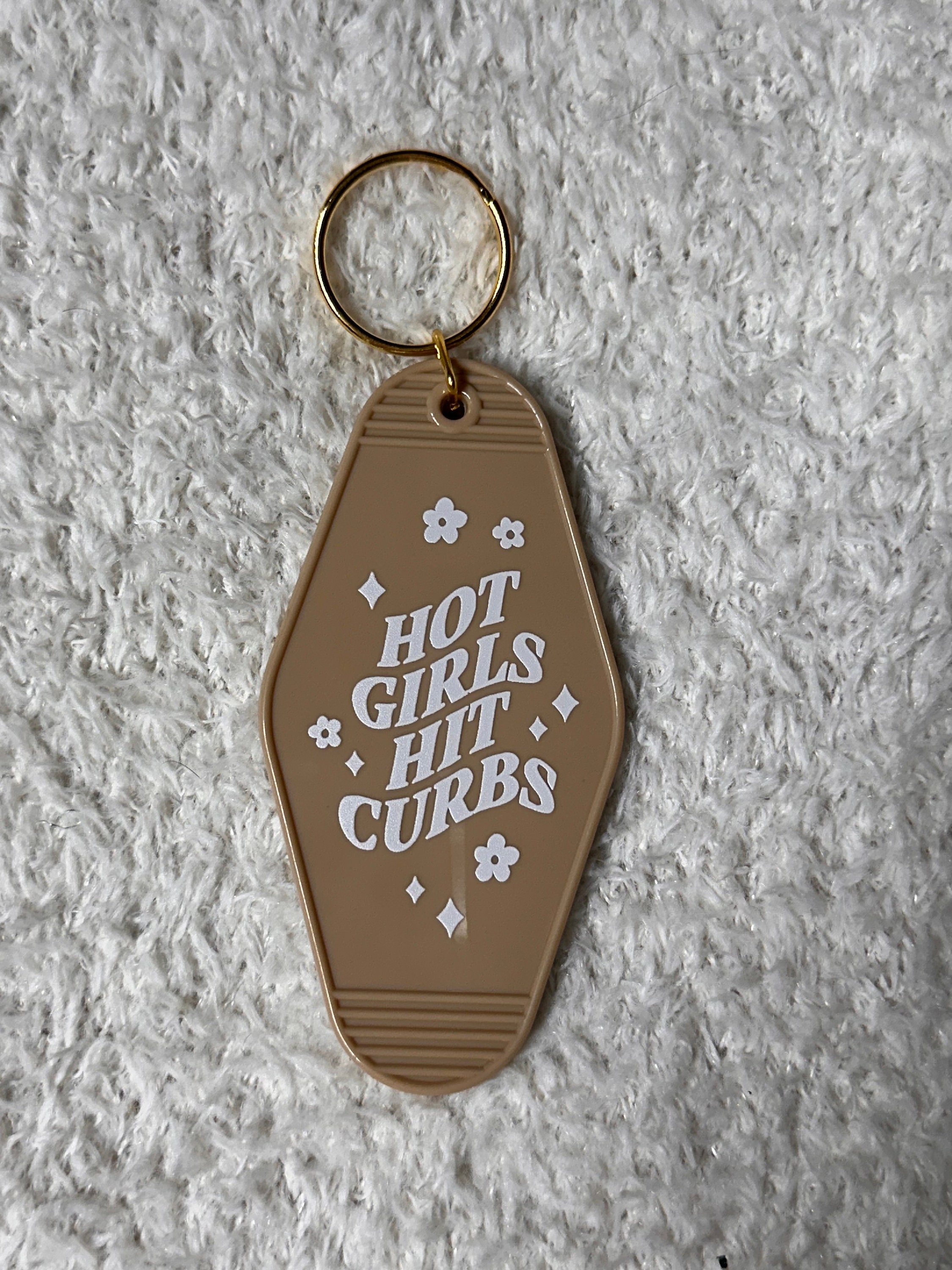 Hot Girls Hit Curbs, Cute Keychains, Gifts for Her, Gifts for Friend ...