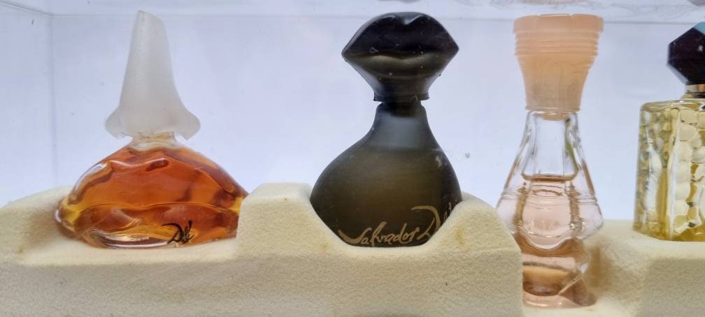 Salvador Dali Miniature Perfume Bottles 1990 Vintage Mint Iconic 5 Mini ...