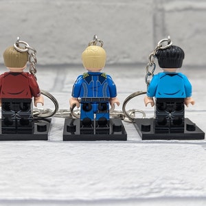 Star Trek, Captain Kirk, Scotty, Spock, Keyring Keychain - Etsy
