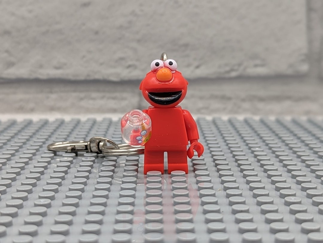Elmo Keyring Sesame Street Keychain - Etsy