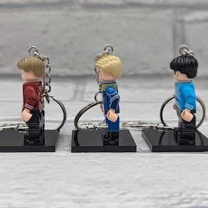 Star Trek, Captain Kirk, Scotty, Spock, Keyring Keychain - Etsy