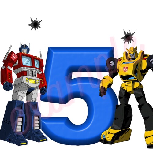 Transformers Template Shirt Template Digital Print Birthday - Etsy