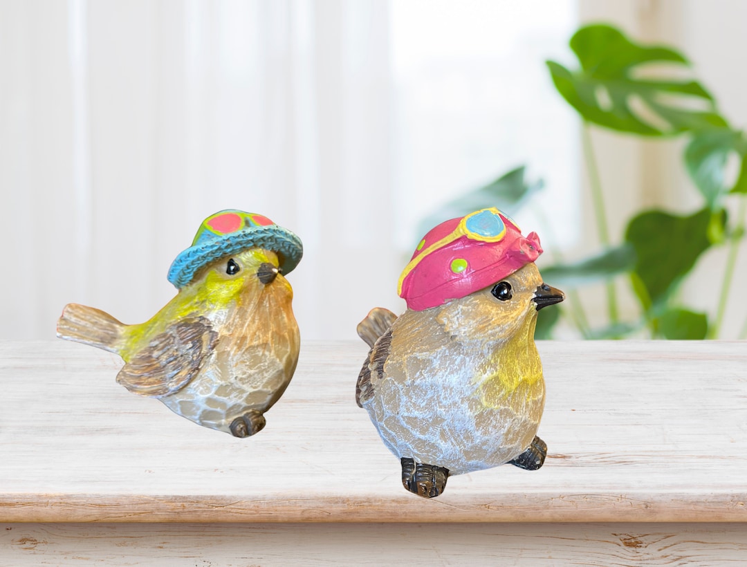 2024 the Spring Shop Fashionista Summer Pair Bird Statue Set of 2, 2.5 ...