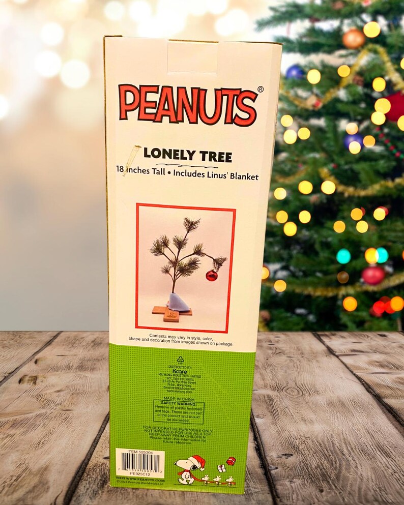Peanuts Snoopy Lonely Tree Includes Linus Blanket,18" Tall - Etsy Australia