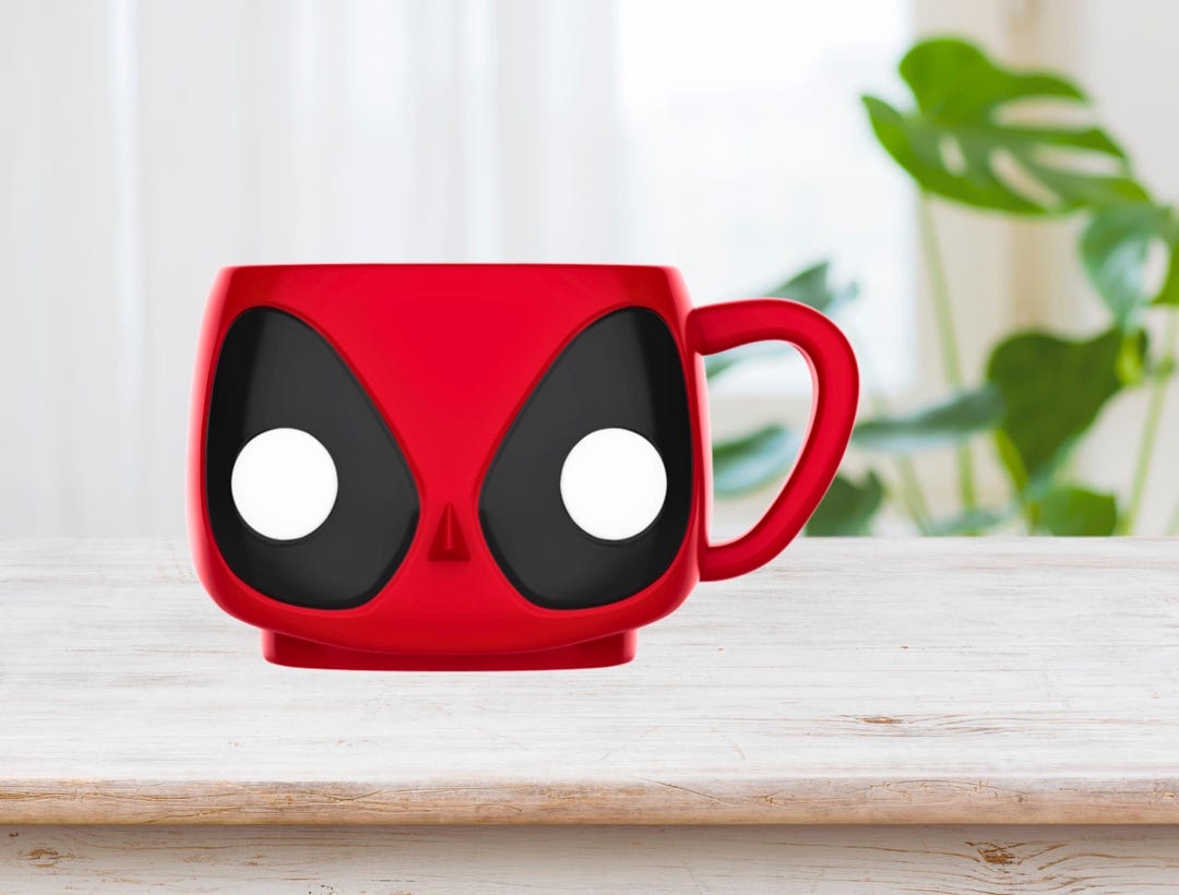Marvel Deadpool Ceramic Mug, 16 OZ - Etsy