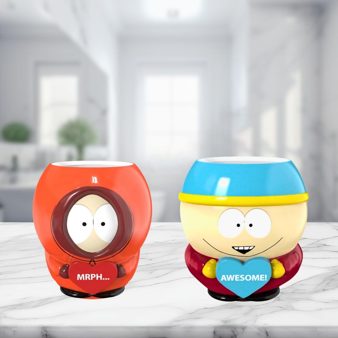 2026 Valentine's Day South Park Character Ceramic Mugs, Kenny and ...