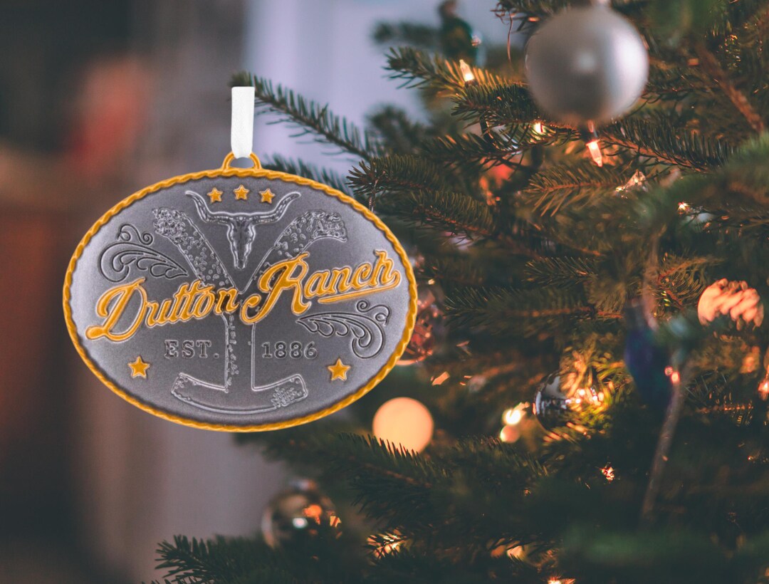 Hallmark Yellowstone Dutton Ranch Buckle Christmas Ornament, Metal - Etsy