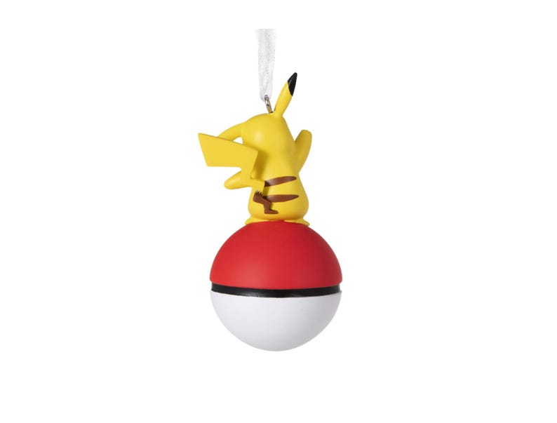 Hallmark Pokémon Pikachu on Poké Ball Ornament - Etsy