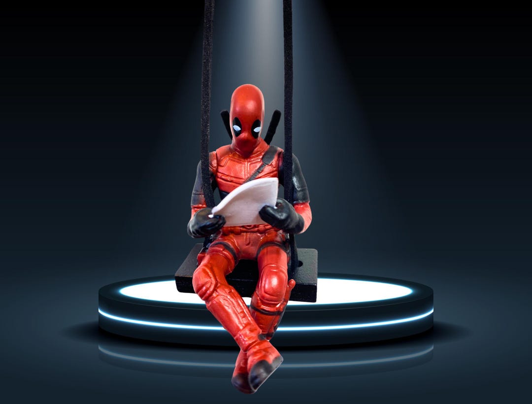 Deadpool Car Mirror/ Dashboard Ornament - Etsy