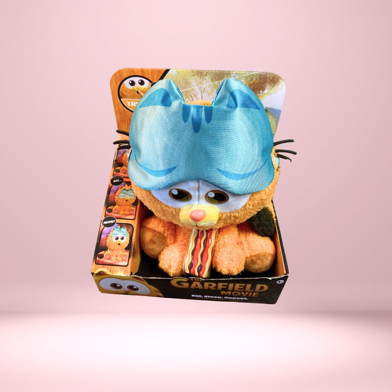 The Garfield Movie- Animagic Baby Garfield 10" Interactive Plush - Etsy