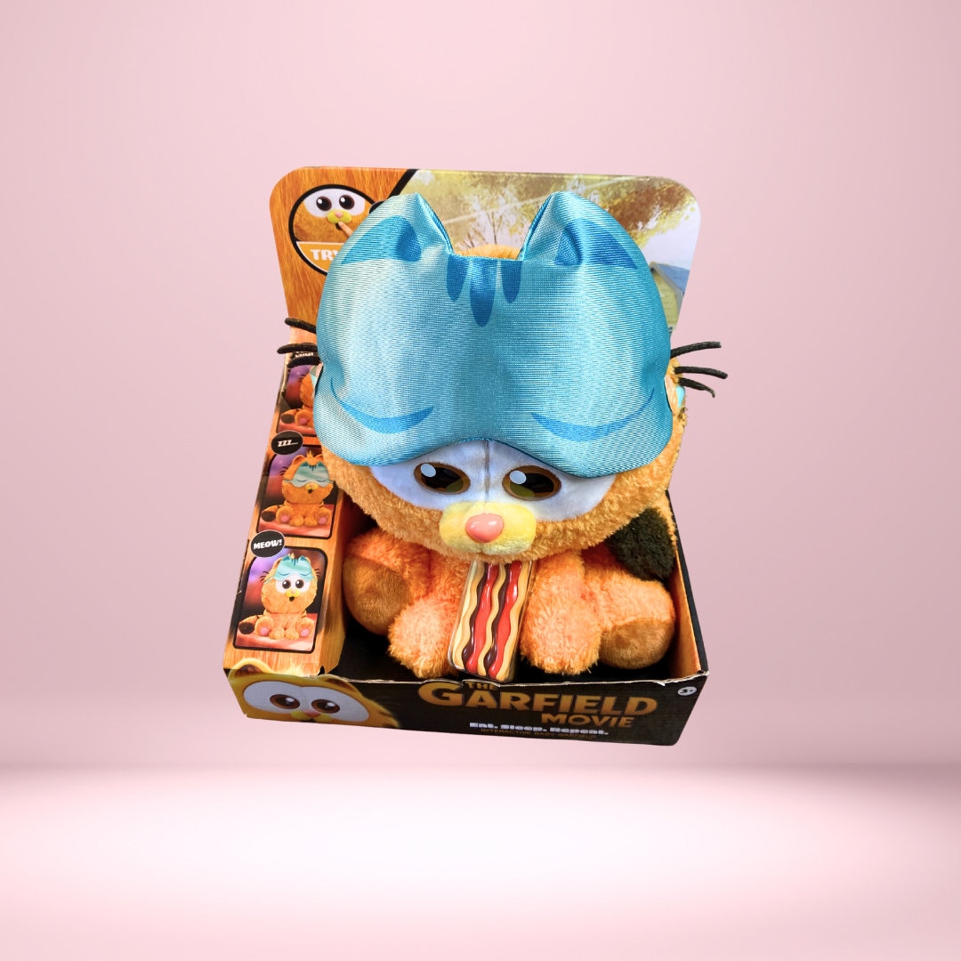 The Garfield Movie- Animagic Baby Garfield 10" Interactive Plush - Etsy