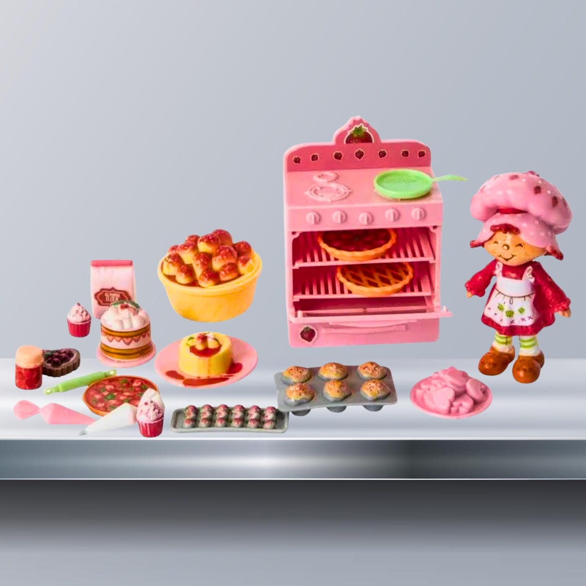The Teeny Tinies Strawberry Shortcake Bake Shop, 20 Pieces - Etsy