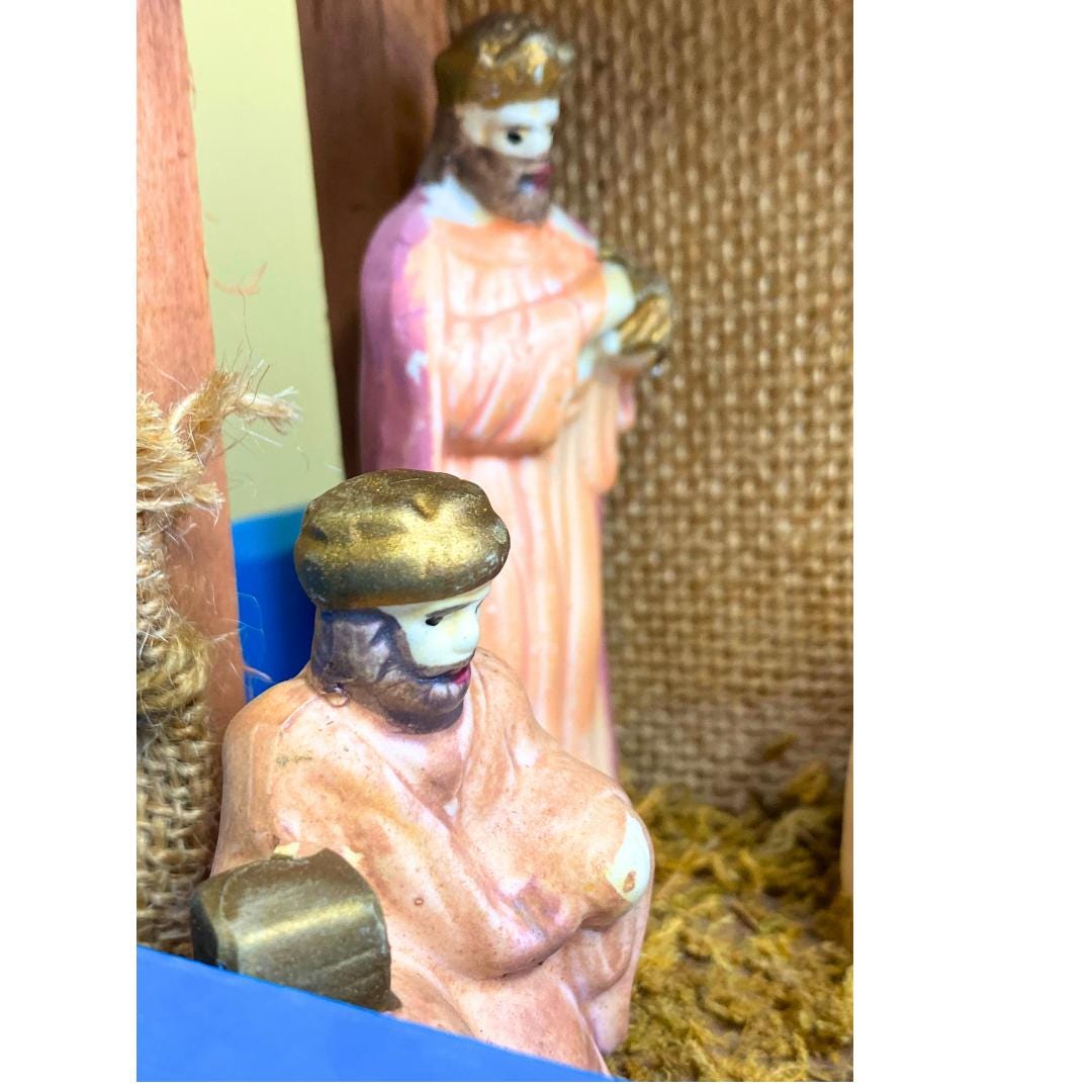 Holiday Time Lighted Nativity Set of 8 - Etsy