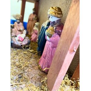 Holiday Time Lighted Nativity Set of 8 - Etsy