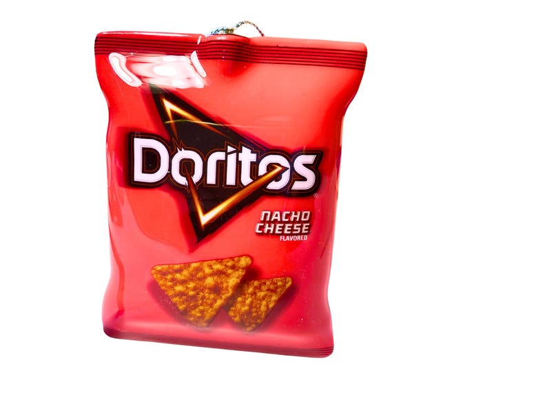 Doritos Plush Ornament: Nacho Cheese & Ranch Flavors - Etsy