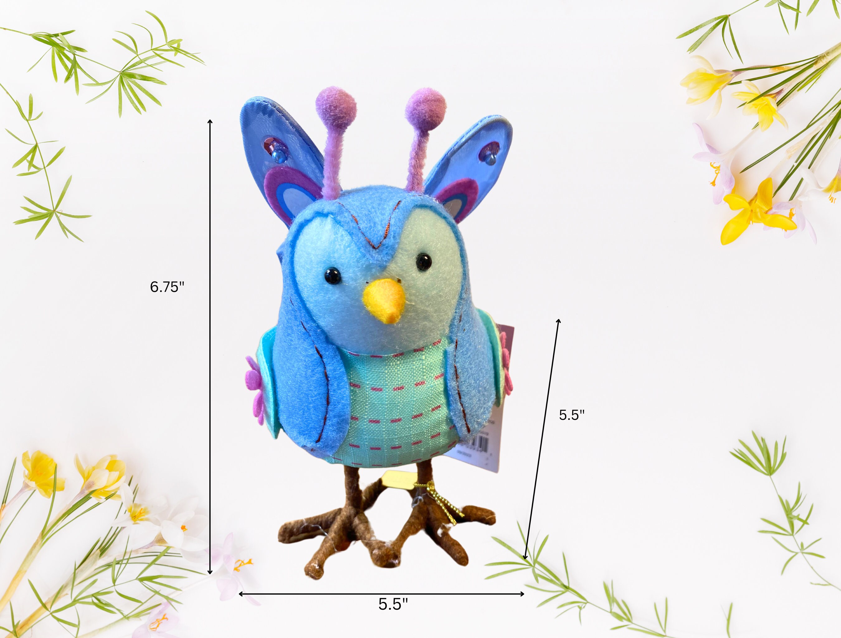 2024 Spritz Easter Fabric Birds Decor Set of 4 - Etsy