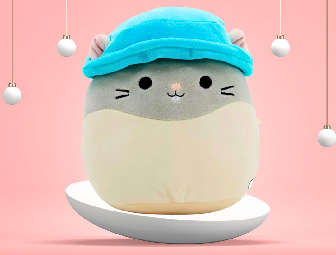 Squishmallows Rusty the Rat With Hat 9 Inch Plush - Etsy