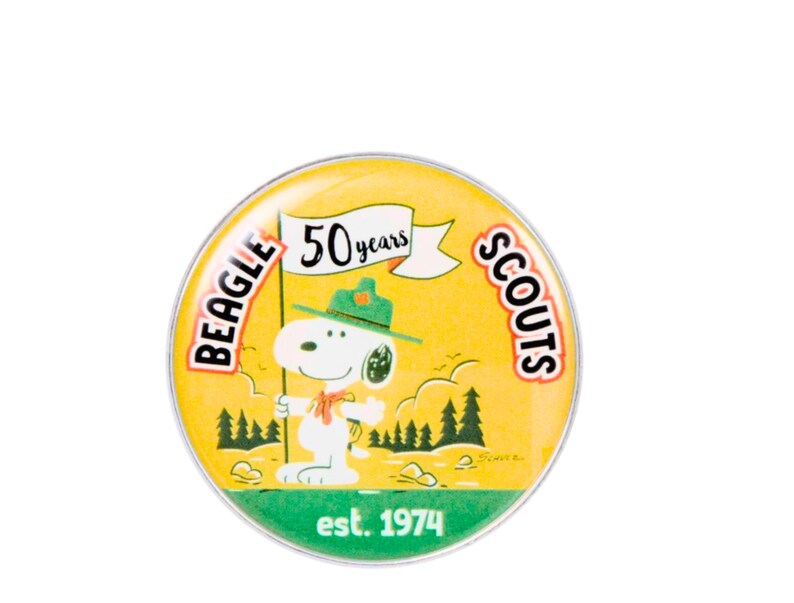 Peanuts Beagle Scouts 50th Anniversary Ornament & Pin Set - Etsy