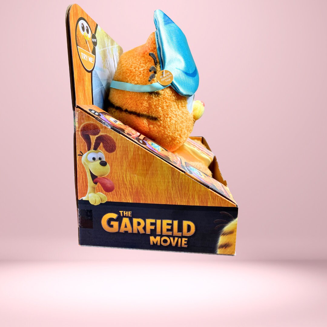 The Garfield Movie- Animagic Baby Garfield 10" Interactive Plush - Etsy