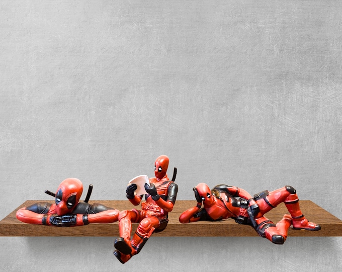 Deadpool Desk or Dashboard Collectible Figurines Set of 3 - Etsy