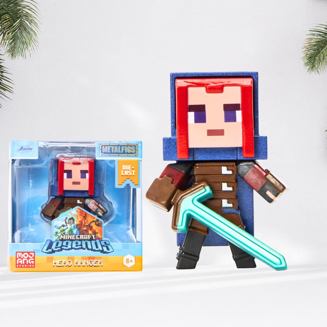 Jada Toys Metalfigs Minecraft Legends Hero Ranger - Etsy