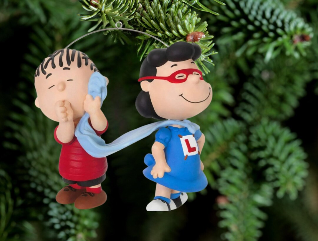 Hallmark the Peanuts® Gang Super Lucy and Linus Ornament - Etsy