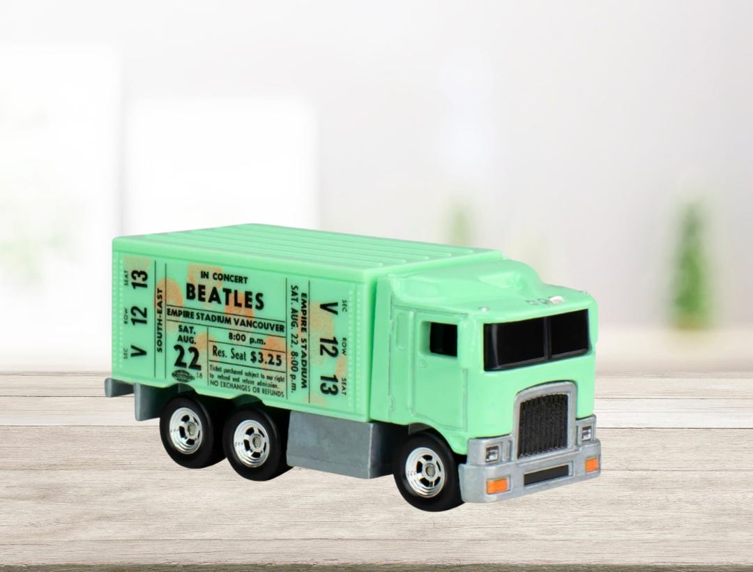Hiway Hauler Green With Concert Ticket Graphics "the Beatles" "pop ...