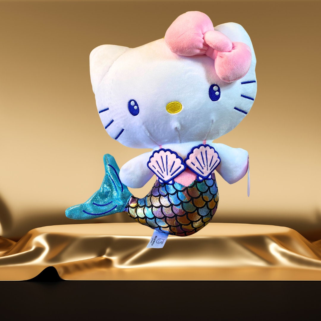 Sanrio Mermaid Hello Kitty With Pink Ribbon Plus Doll, 12" Tall - Etsy