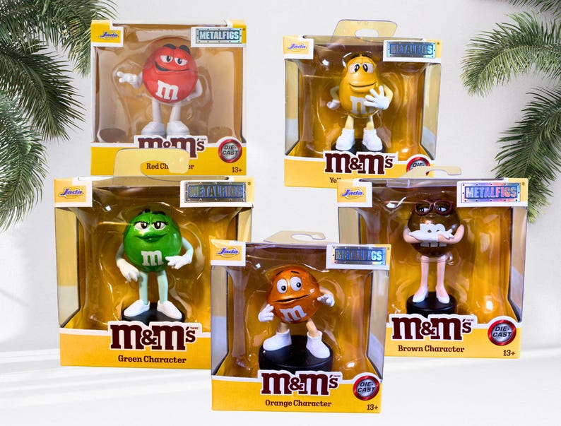 2025 Metalfigs M&m's Die-cast Character Complete Set - Etsy