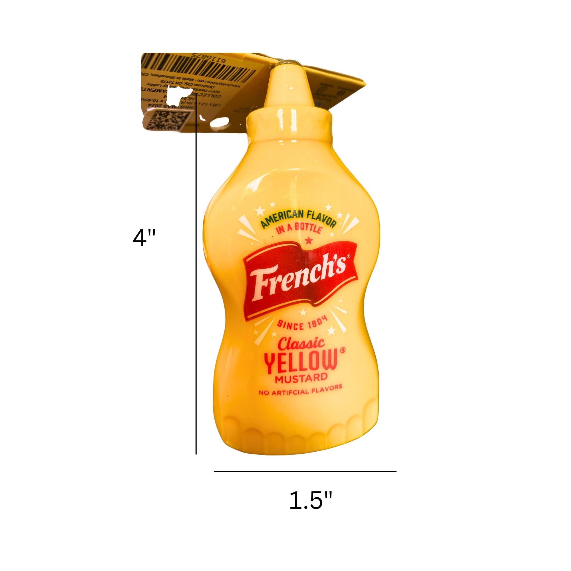 French's Yellow Classic Mustard Bottle Collectible Christmas Ornament ...