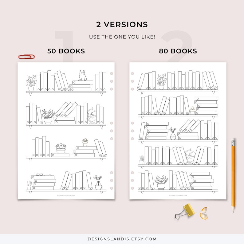 Bookshelf Reading Tracker Printable, Bookshelf Tracker, Reading Log ...