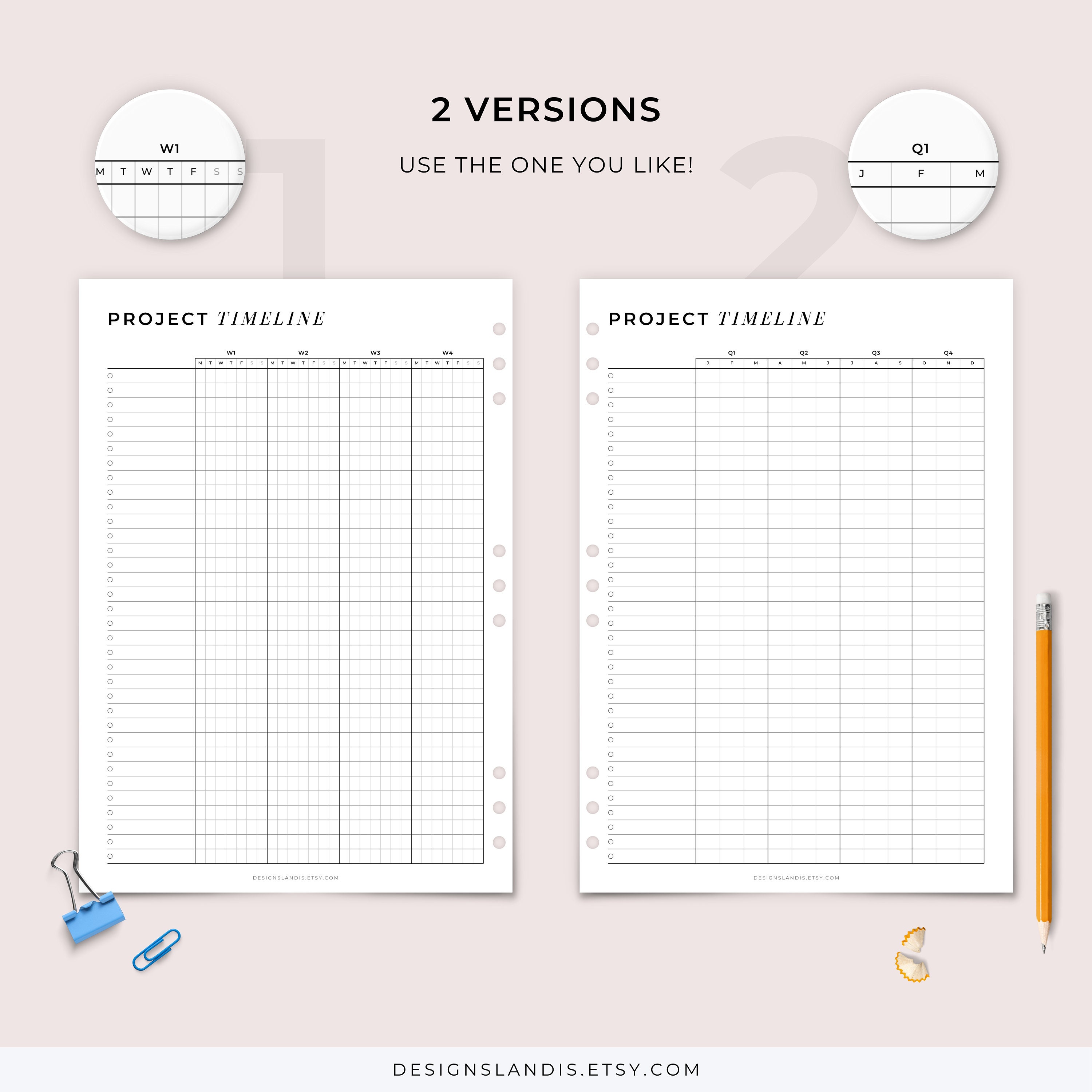Project Planner Printable, Project Tracker, Project Management, Task ...