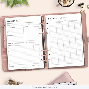 Project Planner Printable, Project Tracker, Project Management, Task ...